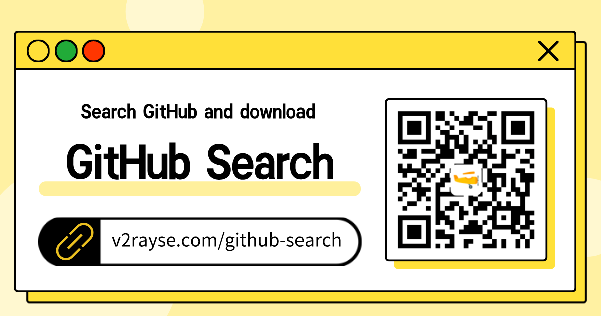 GitHub Search - v2rayse